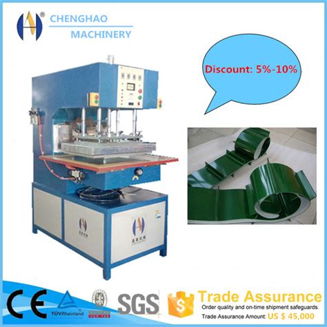 Pvc Pu 컨베이어 프로필 사이드 월 Teadmill에 대 한 10kw 플라스틱 용접 기계 의 고품질 Pvc Pu 컨베이어 프로필 사이드 월