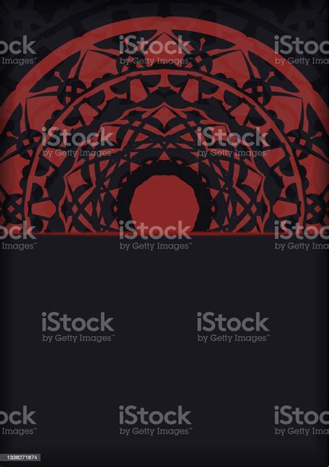 그리스 패턴의 프린트 디자인 엽서 Black 색상을 위한 벡터 템플릿입니다 텍스트 및 럭셔리 장식을 위한 장소로 초대 준비 0명에 대한 스톡 벡터 아트 및 기타 이미지