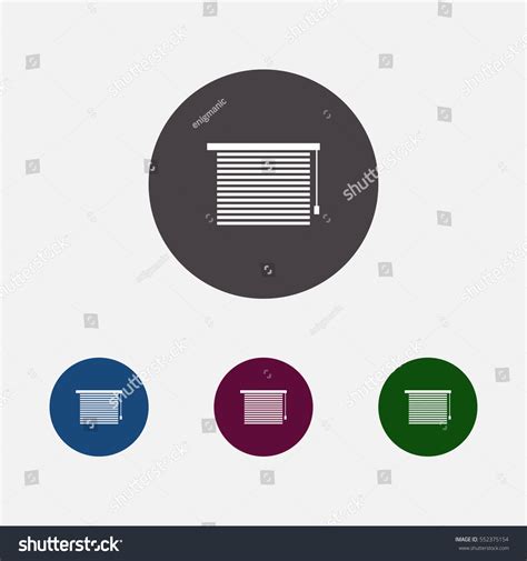 Window Shutter Icon Illustration Stock Vector Royalty Free 552375154 Shutterstock