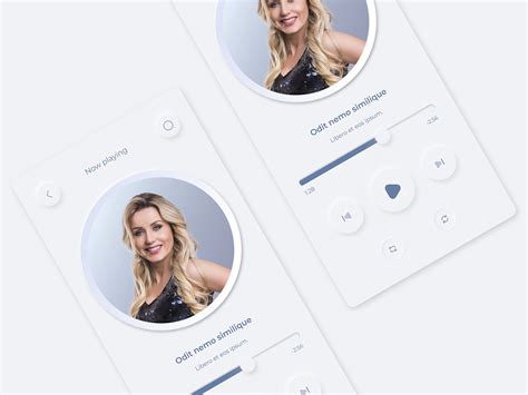 Neumorphism Music App Design On Behance