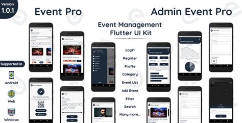 Event Pro Events Management And Booking Flutter App Ui Kit Flutter