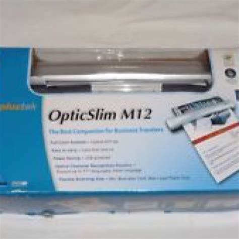 Plustek Opticslim M12 Plus Pass Through Scanner Computers And Tech Office And Business Technology