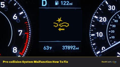 Pre Collision System Malfunction How To Fix