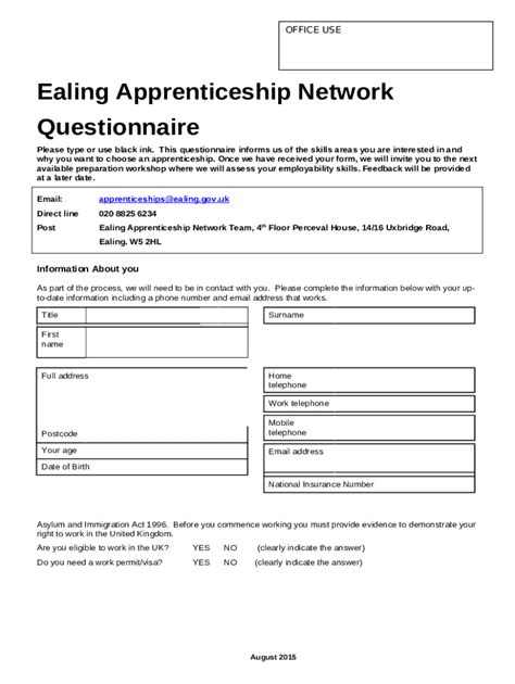 Apprenticeship Interview Questions With Sample Answers Doc Template PdfFiller