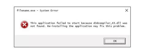 cara mengatasi error d3dcompiler 43 dll pada windows 10