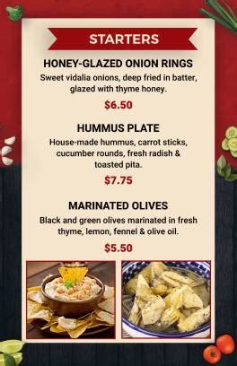 Free Customizable Cafe Menu Templates