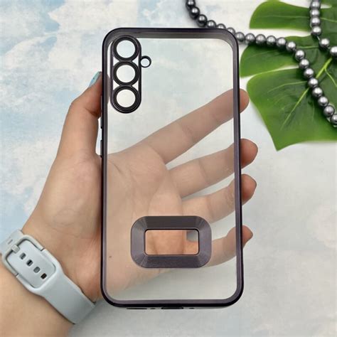 قاب گوشی Galaxy A34 5g سامسونگ الکتروپلیتینگ شفاف ژله ای مگ سیف محافظ