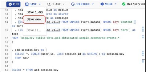 GA BigQuery A SQL Model For A Base Events Table How To Unnest Fields Vonn Data
