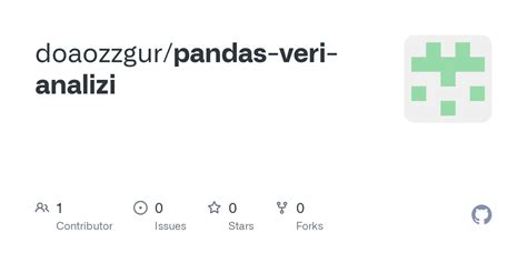 Github Doaozzgurpandas Veri Analizi