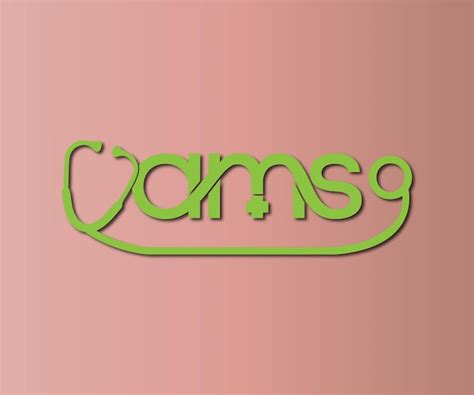 Premium Vector Ams Initial Letter Mark Ligature Style Logo Design Template