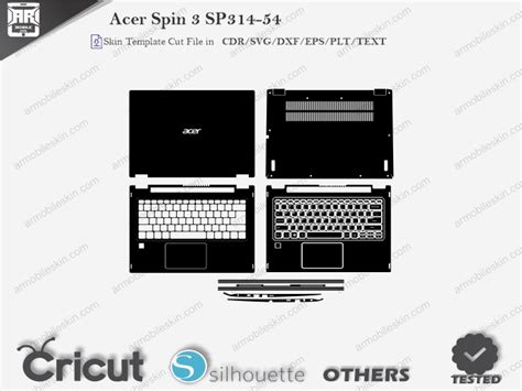 Acer Swift Skin Template Vector ARMOBILESKIN
