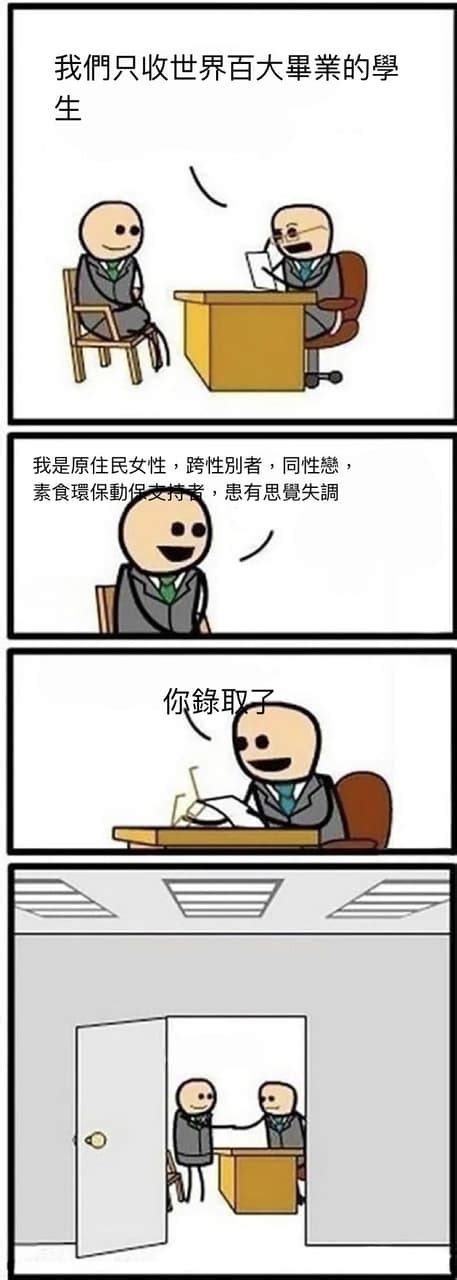 面試工作 梗圖板 Dcard