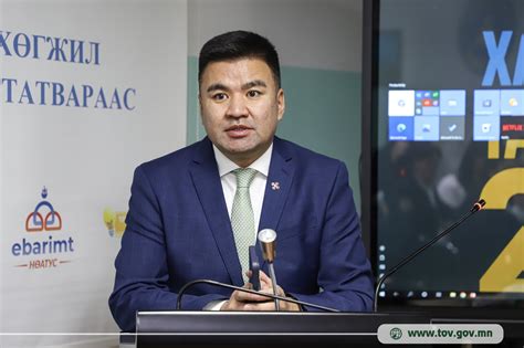 Аймгийн Засаг дарга Л Төмөрчөдөр Төв аймаг Tuv Province