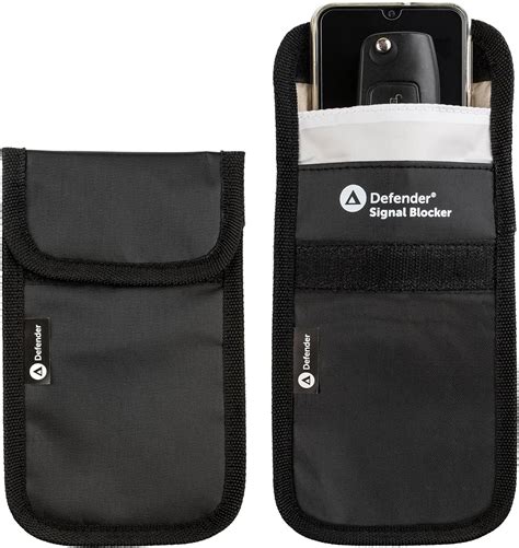 Defender Signal Blocker 2 Pack Rfid Faraday Pouch Police Accredited
