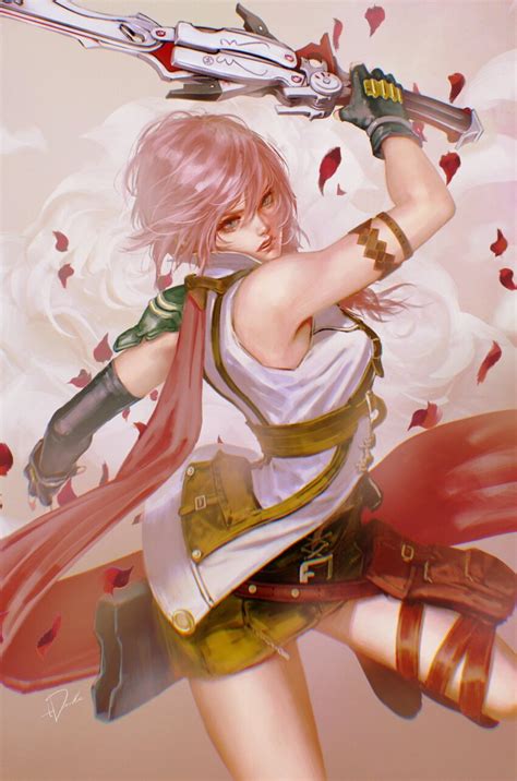 Tdsuke Lightning Farron Final Fantasy Final Fantasy Xiii Highres