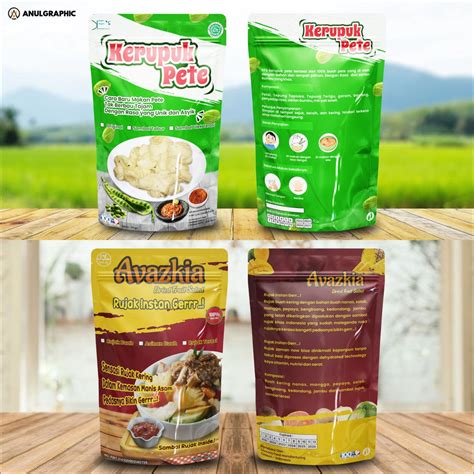 Jual Jasa Desain Kemasan Standing Pouch Label Shopee Indonesia