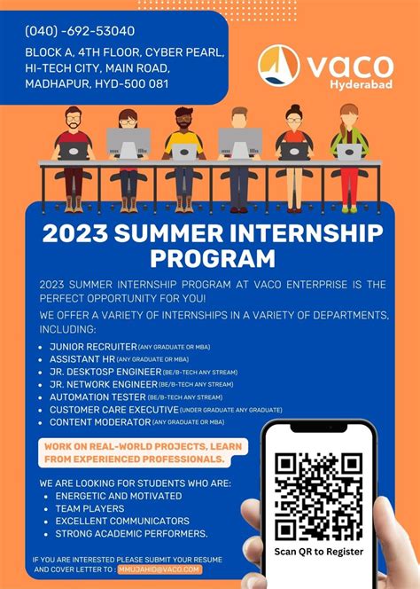 Vaco Enterprise Llp On Linkedin Hyderabad Vaco Internshipprogram