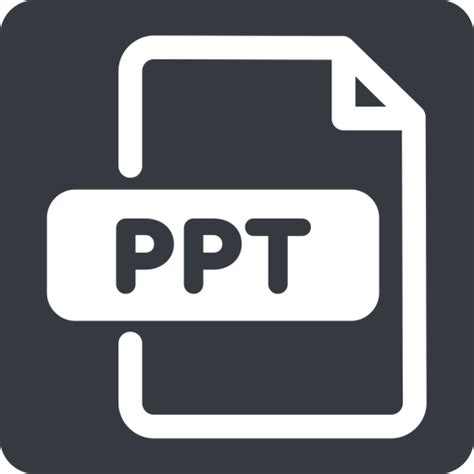 File Ppt Icon By Friconix Fi Snsuxl File Ppt Normal Solid Square File Microsoft Office Ppt