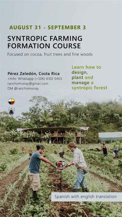 Syntropic Farming Formation Course Regeneravida