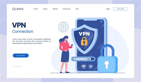 Premium Vector Vpn Technology System Browser Unblock Website Internet Connection Flat