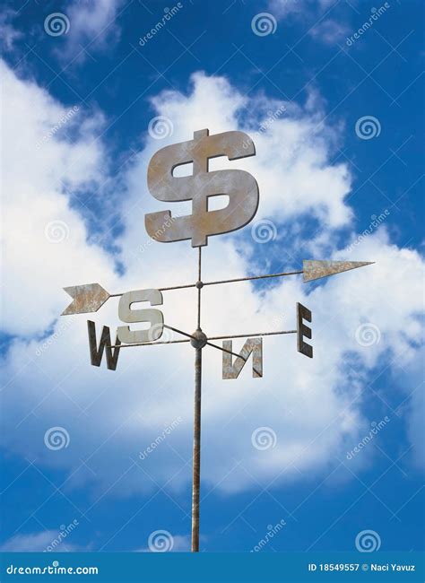 Weather Vane With Dollar Symbol Stock Image Image Of Prepare Finance