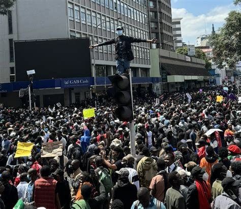 Dozens Protest In Kenya With Riot Police Out In Force