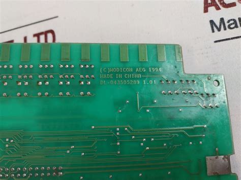 Aeg Modicon Dl 043505289 1 01 Pcb Card Aeliya Marine