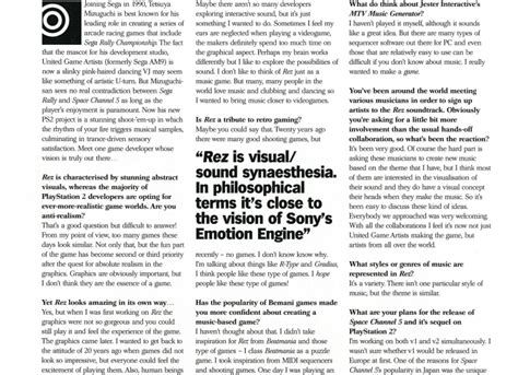 Tetsuya Mizuguchi 水口 哲也 Game Developers Wiki Fandom