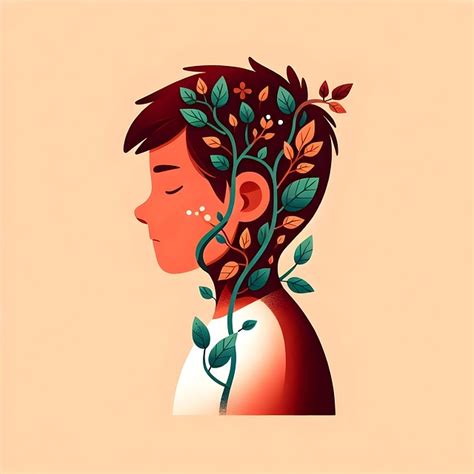 Ai产生的 男孩 树叶 Pixabay上的免费图片