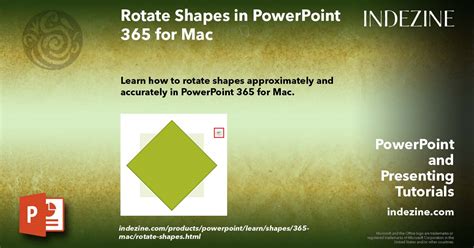 Rotate Shapes In Powerpoint 365 For Mac