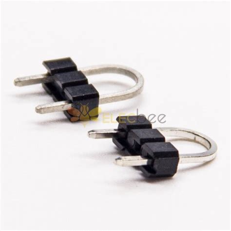 Mm Pin Header Single Row U Type Pin Through Hole Pcs