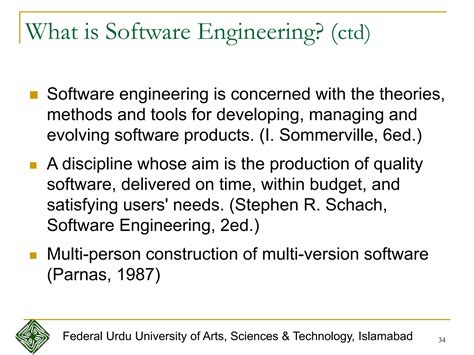 Introduction To Software Engineering Ppt Computer Software And Applications Computing