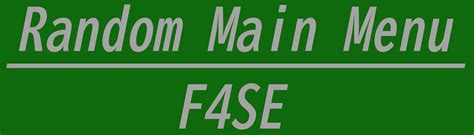 Randommainmenu At Fallout 4 Nexus Mods And Community