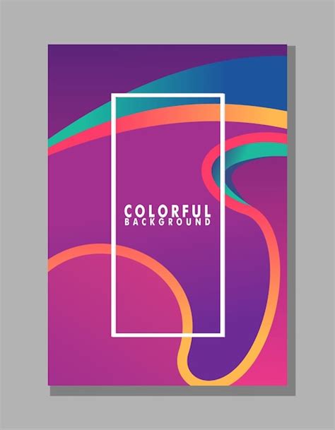 Premium Vector Modern Colorful Fluid Abstract Background With Gradient