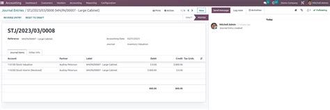 How Scraping Affects The Inventory Value In Odoo 16