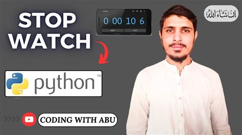 Functional Stopwatch Using Python⌨️🛠️ Python Simplified Complete Course Youtube