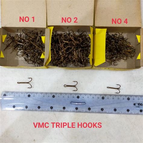 Vmc Treble Hooks 1pc Shopee Malaysia