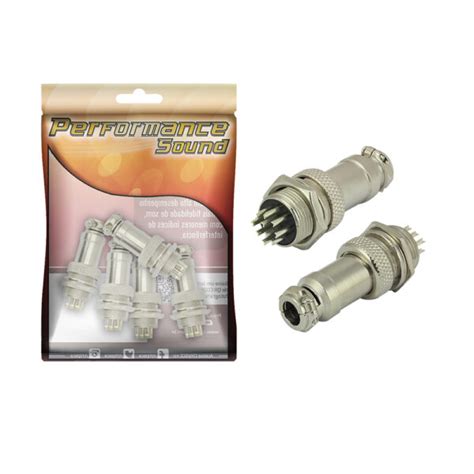 Conector Mike 10 Pinos Macho x Fêmea Conjunto Eletro Parts
