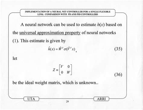Neural Network Control Of A Flexible Link Luis Benigno Gutiérrez Zea