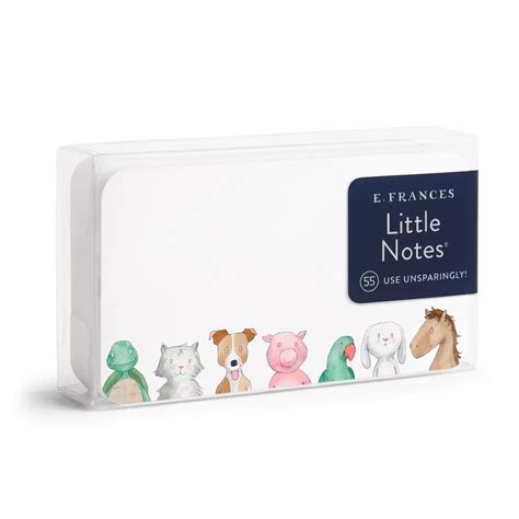 E Frances Little Notes Paper Luxe
