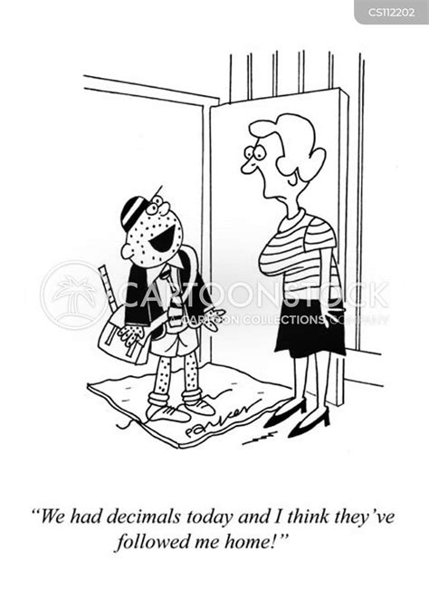 Decimals Cartoons And Comics Funny Pictures From Cartoonstock