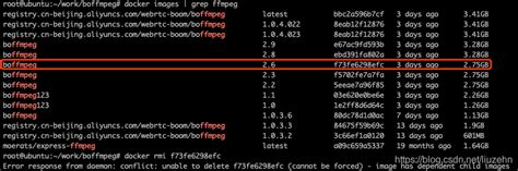 删除容器报错：error Response From Daemon Conflict Unable To Delete Infoq 写作平台
