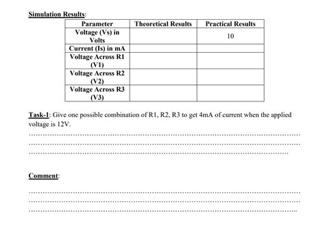 solved simulation results task 1 give one possible
