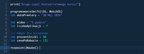 Kurs Programowania Swift 2 Naucz Się Jak Tworzyć Aplikacje Mobilne