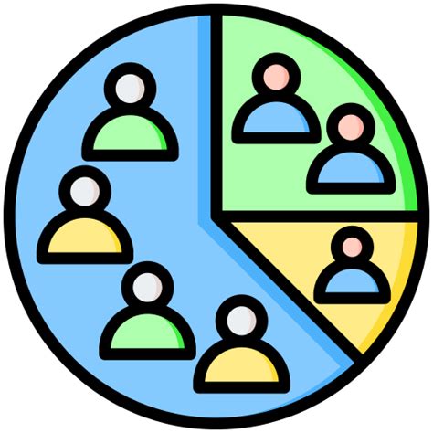 Customer Segment Generic Color Lineal Color Icon