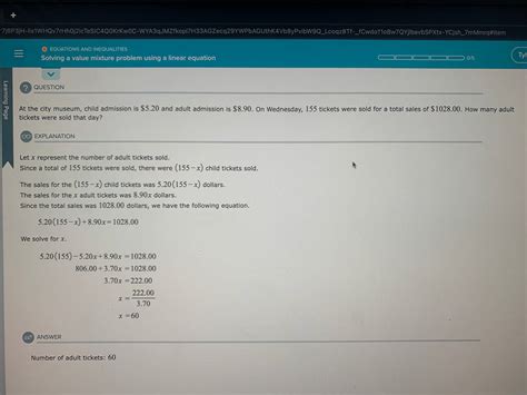 math solve a value mixture problem using a linear by yomamacallsmejeff123 on deviantart