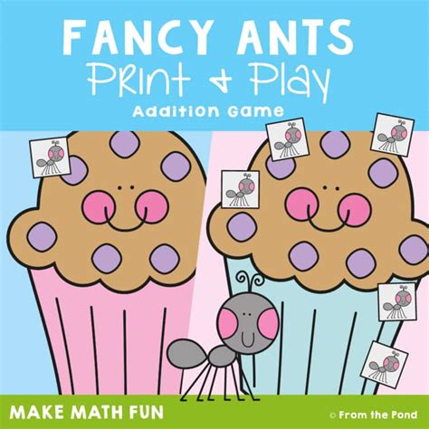 Kindergarten Addition Game Combining Groups Math Center By From The Pond