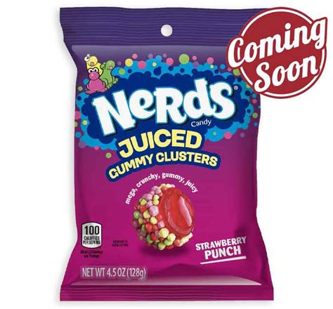 Nerds Juicy Clusters Peg Bag Strawberry Punch