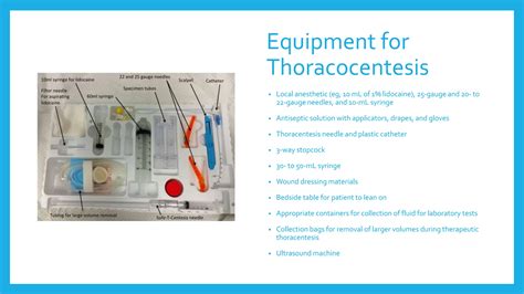 Thoracocentesis Or Thoracentesis Or Chest Tube Pptx Lung And Respiratory Health Diseases And