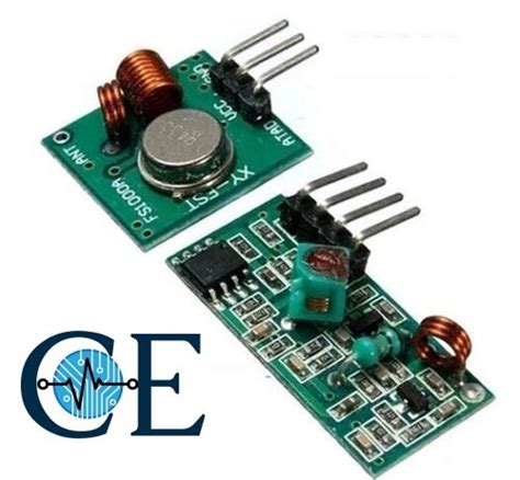 MHz RF Wireless Module Receiver And Transmitter Calcutta Electronics